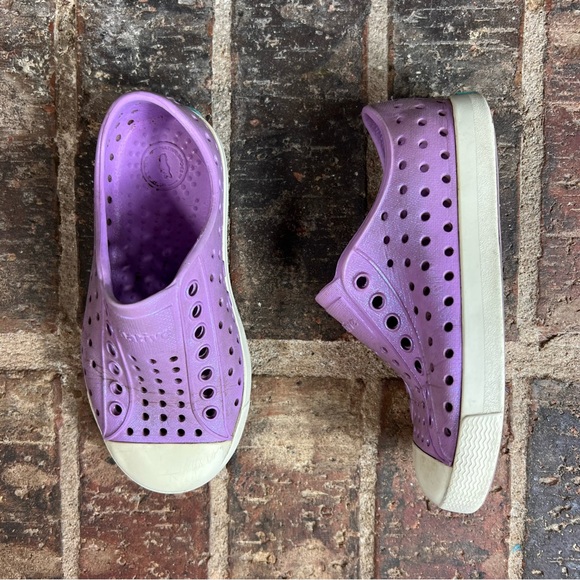 Native | Shoes | Native Little Girls Jefferson Lilac Rubber Waterproof ...